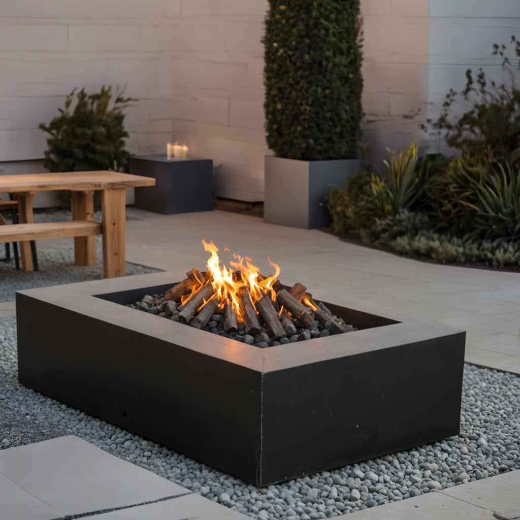 Rectangular Steel Fire Pit - FREE SHIPPING! | The American Gringo
