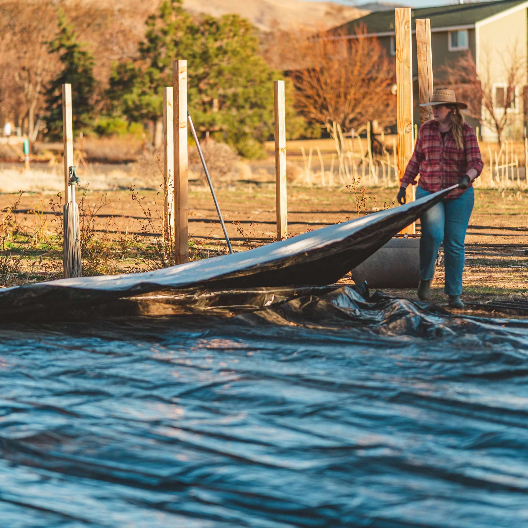 Silage Tarp - 6 mil Reversible Black & White | The American Gringo